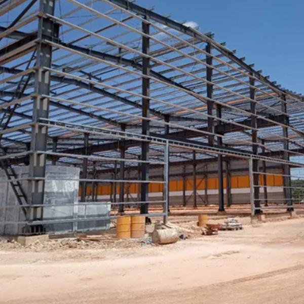 Quality H Section Steel Structure Building Commercial Structural Fabrication Easy Assemble for sale