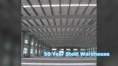 50 Year Steel Warehouse Customizable Snow Load