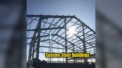 Custom Steel Building 3D Design Fast Assembly