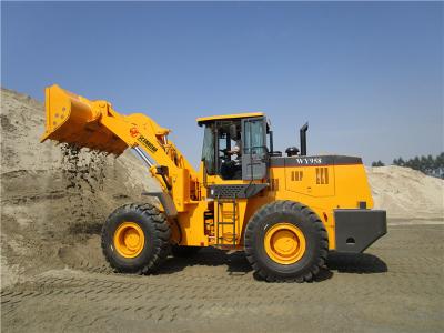 中国 WeichaiエンジンまたはCummins エンジンが付いている5ton 3cbmのバケツ容量の車輪の積込み機 販売のため