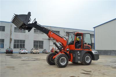 China 4WD de telescopische van het de Landbouwlandbouwbedrijf van de Wiellader Capaciteit van de de Machines1.3m3 Emmer Te koop