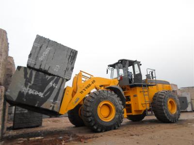Cina carrello elevatore di terreno ruvido del caricatore del carrello elevatore del blocco 40T con l'arancia del motore 247KW in vendita