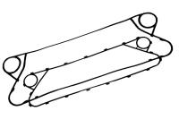 China High Performance Heat Exchanger Gaskets High Heat Transfer Efficiency for sale
