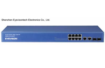 중국 8 항구 POE 네트워크 스위치 워크그룹 상표 Ruijie 10 기가비트 80.2af/80.2at 판매용