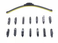 China Frameless Multi-Function Silent Windshield Wiper with Fluorescent Glow for Night Visibility for sale