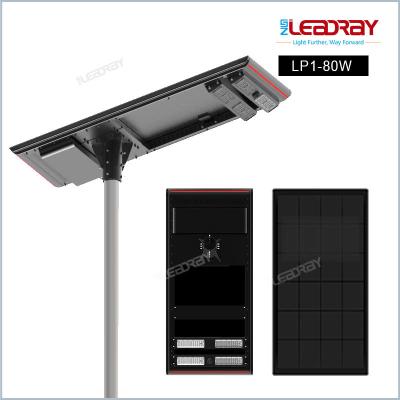 China 80W Solar Parking Lot Light Outdoor Light Fixtures Solar LED Pillar Light for sale