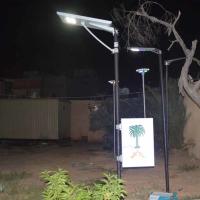 China Integrated Solar Advertising Lights 30W CREE LED With Replaceable Poster for sale