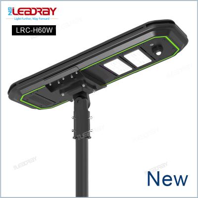 China 60W Integrated Solar Street Lights 230Lm/W Ultra High Energy Efficiency LED Chip 5000K for sale
