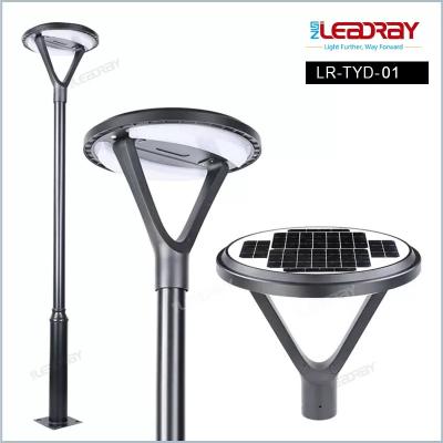 China Square Spot Solar Powered Garden Lights 20W IP65 Aviation Aluminum Patio Changing Color Lamp for sale