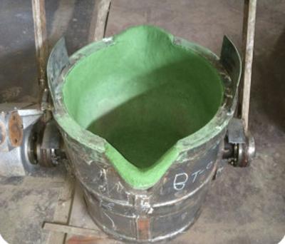 China Industrial Ladle Refractory Green Mud Slag Erosion Resistance Easy Process Refractory Green Mud for sale