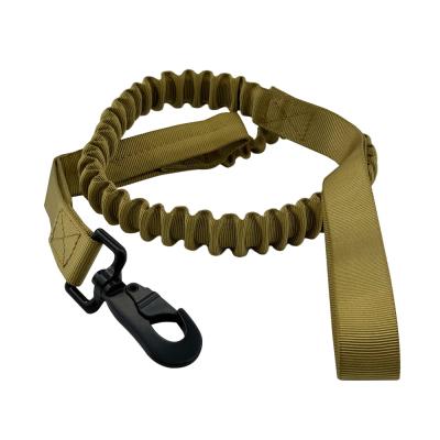 China Two Handle Training Dog Leash For Medium And Large Dogs Custom Nylon Tactical Dog Leash for sale