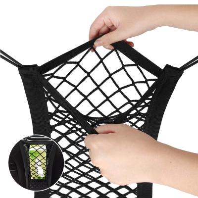 China Dog Car Net Barrier Pet Barrier With Stretchable Storage Bag for sale