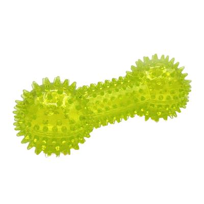 China TPR Dental Bone Shape Dog Toy Safe Durable For Teeth Cleaning Chew Play for sale