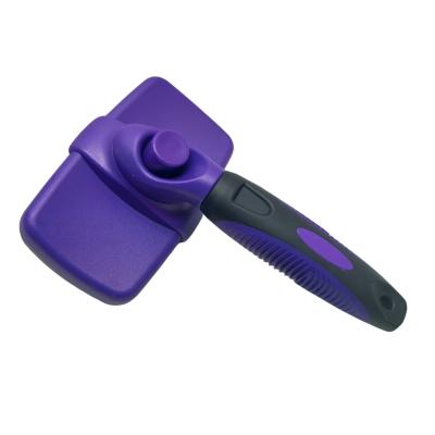 中国 12.6 X 19cm 自浄犬ブラシ 滑らないハンドルで ゆるやかな毛穴を取り除く 販売のため