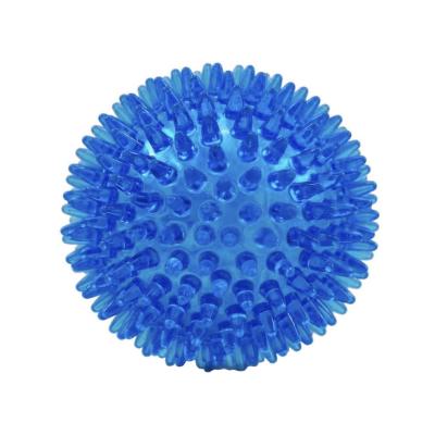 China Tough Interactive Chew Toy Durable TPR Squeaky Dog Ball for sale