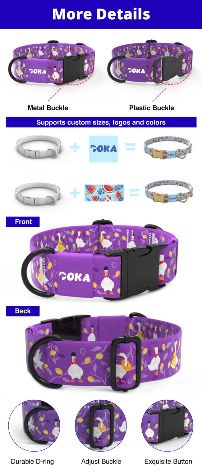 Colorful Nylon Dog Collar