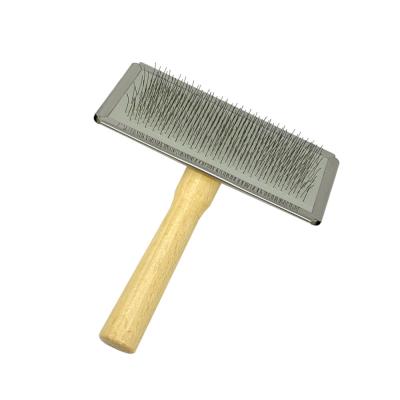 中国 犬 日常 整形 ブラシ ペット  Comb 木 犬 猫 スライカー ブラシ 毛穴 を 解き去る ツール 販売のため
