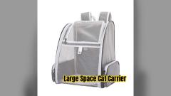 Foldable Cat Backpack Carrier Large Space
