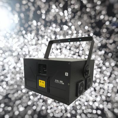 China UV LED 100W RGB Stage Animation Light 3W Full Color Laser Projector for Night Club Disco Aluminum Beam 40Kpps ILDA DMX Control for sale