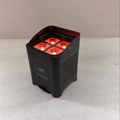 China Custom IP65 Waterproof RGBWA+UV Battery LED PAR Light with 6000K Daylight and Wireless DMX Control for sale