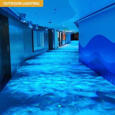 China Custom Outdoor Waterproof LED Gobo Projector Light Aluminum Alloy Body with Image Rotation IP67 Advertising Decoration Lights for sale