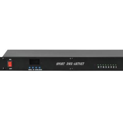 China 8-channel DMX512 Network Signal Extender with 300 Meter Extension and Anti-interference for Professional Stage Lighting for sale