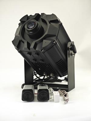 China 1000W IP65 Waterproof LED Gobo Projector with 5MP 20x Optical Zoom Camera, Featuring Pedestrian and Vehicle Recognition for Projecting Dynamic Warning Messages onto the Ground for sale