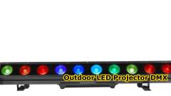 DMX 10x50W Outdoor LED Matrix Light RGBW/Warm White E27 Bulb Base Sound-Activated IP65 Control Stage