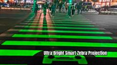 1500W Smart LED Zebra Crossing Projector for Traffic Safety