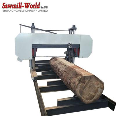 China Diesel Heavy Duty Horizontal Wood Band Sawmill Machine, Wood Band Saw Mill, Large Scale Sawmill For Sale for sale