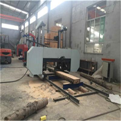China horizontal diesel log portable band sawmill for log,Large Size Horizontal Band Saw for sale