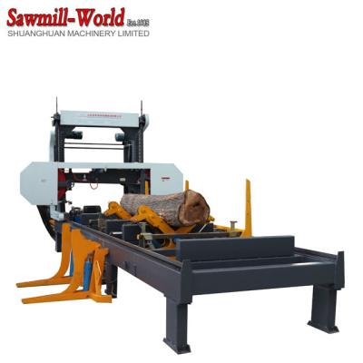 China hydraulic automatic cnc bandsaw machine, band saw mills, cutting board wood for sale