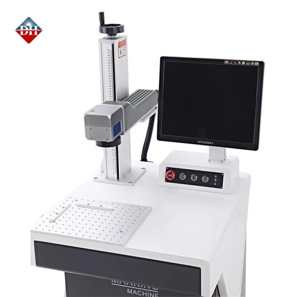 50w 20w 30w Fiber Laser Marking Machine For Metal Cabinet