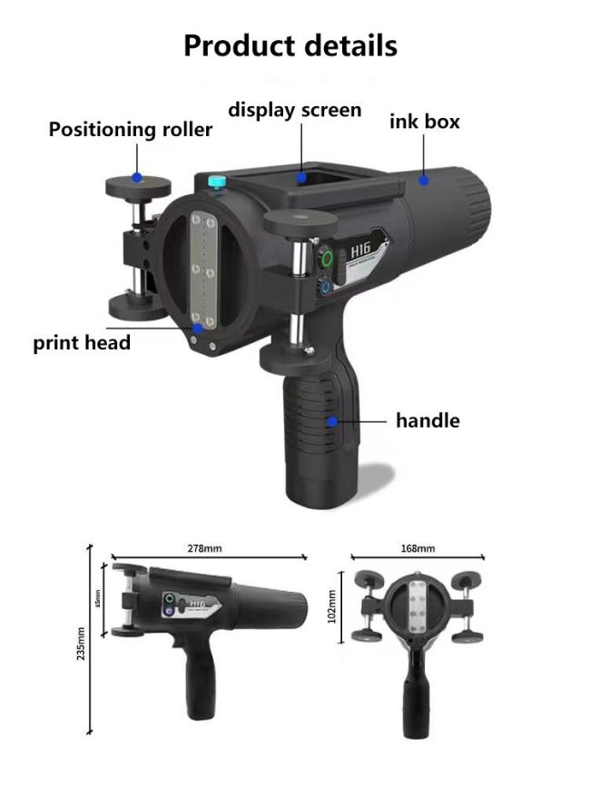 H16 Handheld DOD Large Character Inkjet Printer
