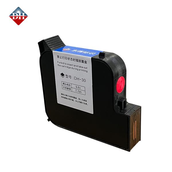 One Inch Inkjet Printer Solvent Quick Drying Ink Cartridge 25.4mm Black Red Blue Green Yellow White Anti-Counterfeiting