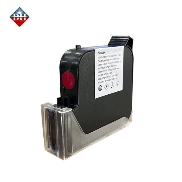 One Inch Inkjet Printer Solvent Quick Drying Ink Cartridge 25.4mm Black Red Blue Green Yellow White Anti-Counterfeiting