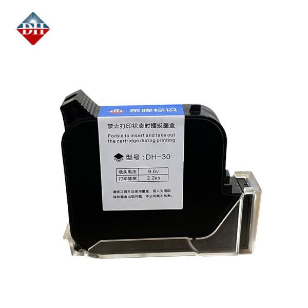 One Inch Inkjet Printer Solvent Quick Drying Ink Cartridge 25.4mm Black Red Blue Green Yellow White Anti-Counterfeiting