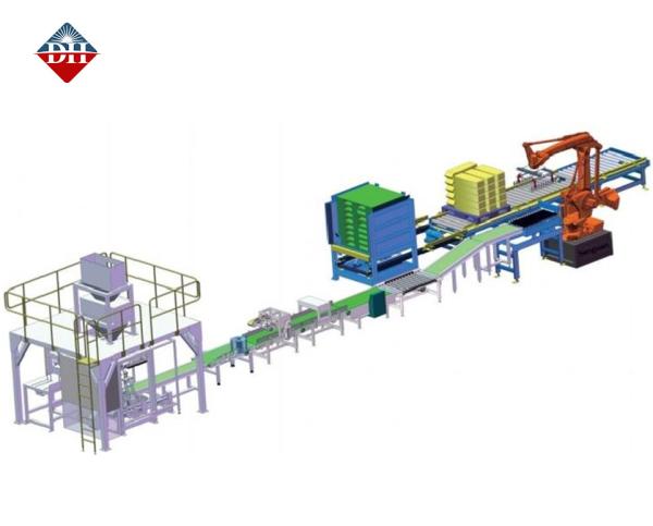 Quality Bulk Jumbo Bag Filling Machine Systems Fully Automatic Big Bag Packaging And Palletizing for sale