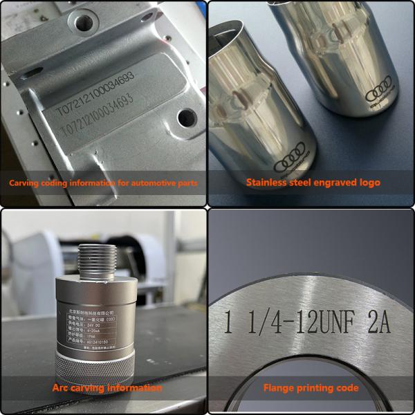 50w 20w 30w Fiber Laser Marking Machine For Metal Cabinet