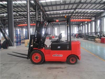 China 3.0-3.5tons 3 Stage Electric Forklift Truck/ Battery Powered Forklift Truck for sale