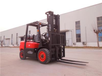 China FR Series 3.0-3.5tons LPG and Gasoline Forklift Truck 2 stage and 3 stage for option for sale
