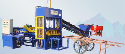 China QT4-15 Semi-automatic Cement Concrete Hallow Block Making Machine for sale