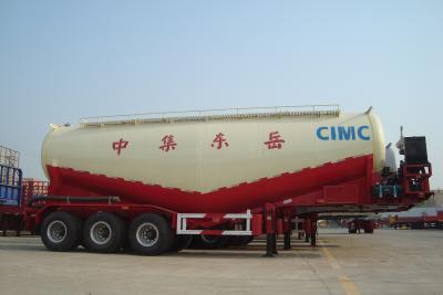 China Hot Sale CIMC 3 Axle Bulk Powder Cement Transportation Tanker Trailer with Cheap Price for sale