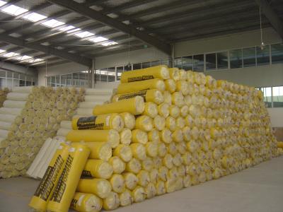 China Cobertura das lãs de vidro da isolação da construção para casas pré-fabricadas à venda