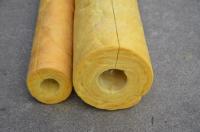 China Rigid Glass Wool Pipe Insulation - 450°C Temperature Range, 64-96kg/m³ Density for Industrial Applications for sale