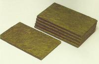 China High Temperature Resistant Stonewool Fire Insulation Wall Panel 600mm Width 50mm/100mm Thickness 110-128kg/m³ Density for sale