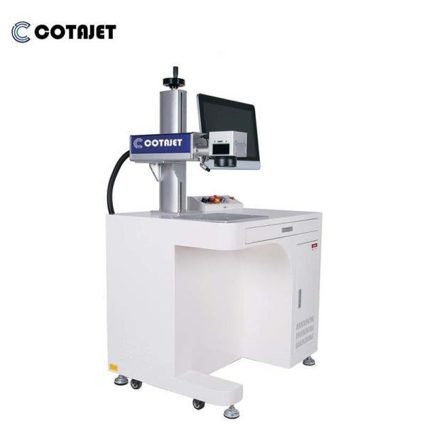 0-130m/min Static Fiber Laser Marking Machine 1064nm Voor kunststof/rubber onderdelen