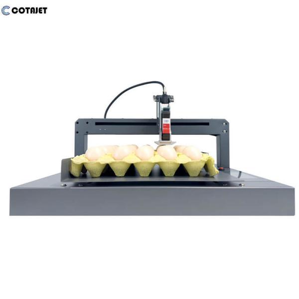 Quality 300DPI -600DPI Egg Coding Machine / Egg Inkjet Printer With Printing On Eggs And for sale