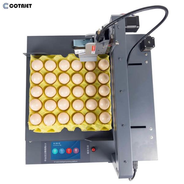 Quality 300DPI -600DPI Egg Coding Machine / Egg Inkjet Printer With Printing On Eggs And for sale