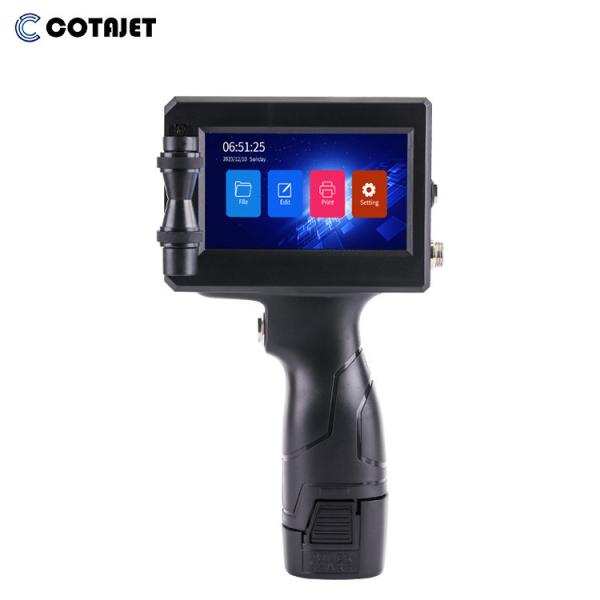 Quality Lightweight Portable Handheld Inkjet Barcode Printer , Handheld Mobile Inkjet Printer for sale